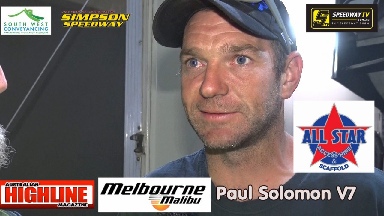Paul SOLOMON V7 – SPEEDWAY MEDIA GROUP
